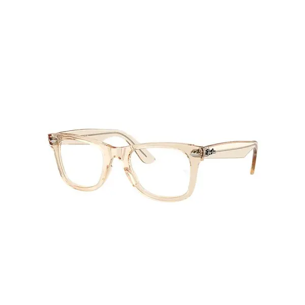 Ray-ban Wayfarer Ease Optics Change Limited Eyeglasses - Transparent Nude