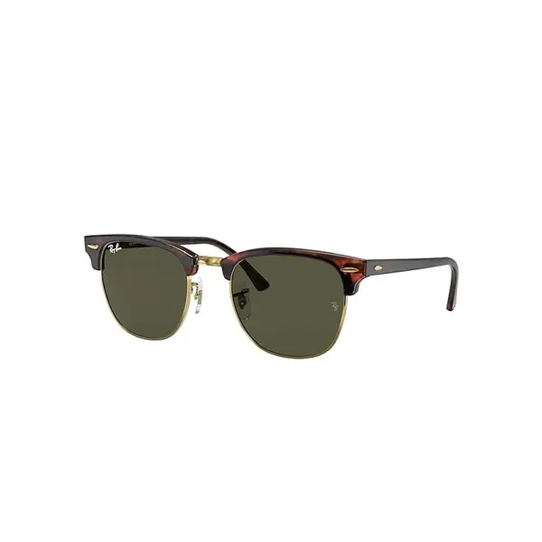 Ray-ban Clubmaster Classic Sunglasses - Tortoise On Gold
