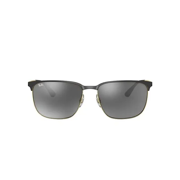 Ray-ban Square Frame Sunglasses - Black On Gold