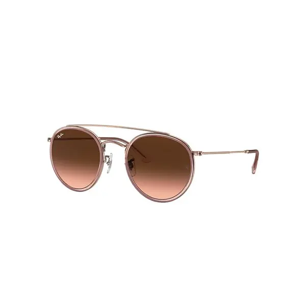 Ray-ban Round Double Bridge Sunglasses - Copper