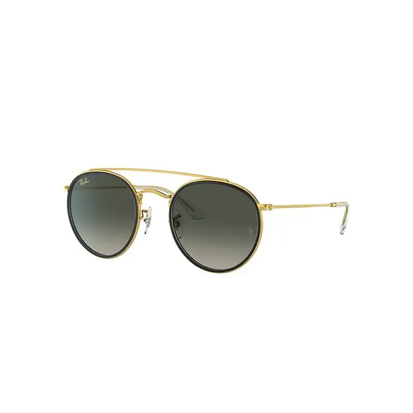 Ray-ban Round Double Bridge Sunglasses - Gold