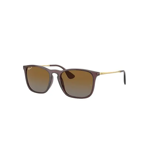 Ray-ban Chris Square Frame Sunglasses - Gold