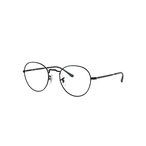 Ray-ban Round Metal Optics Ii Eyeglasses Frame - Black