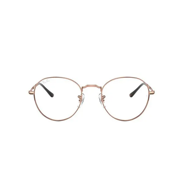 Ray-ban Round Metal Optics Ii Eyeglasses Frame - Bronze-copper