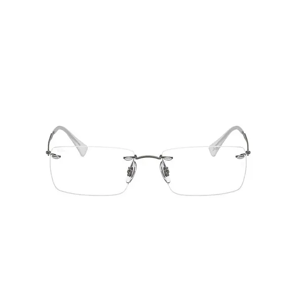 Ray-ban Rimless Rectangle Eyeglasses - Gunmetal