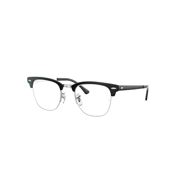 Ray-ban Clubmaster Metal Optics Eyeglasses Frame - Black