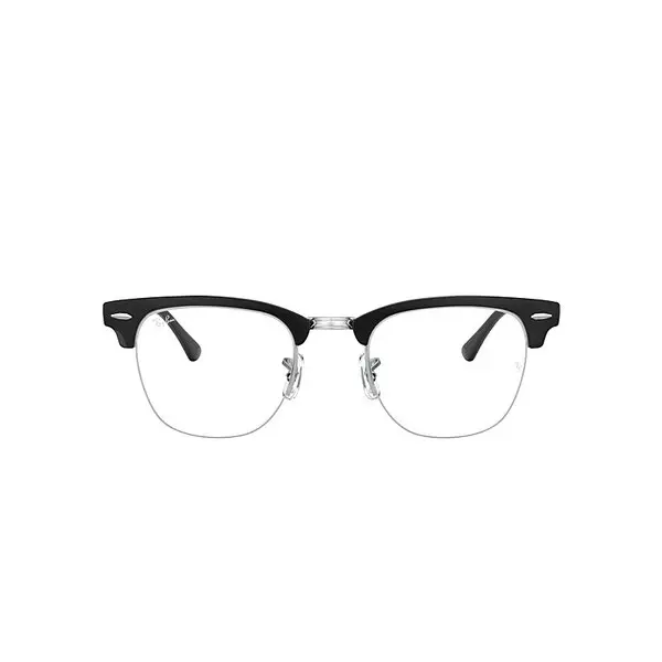 Ray-ban Clubmaster Metal Optics Eyeglasses Frame - Black