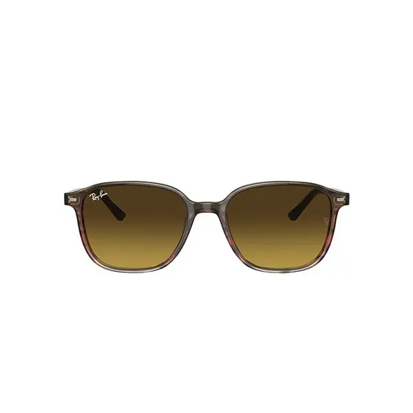 Ray-ban Leonard Sunglasses - Striped Brown & Red