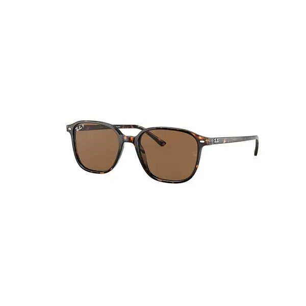 Ray-ban Leonard Sunglasses With Polarized Lenses - Tortoise
