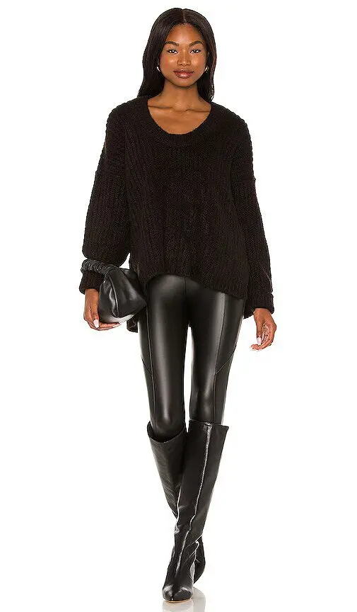 Yummie Faux Leather Legging