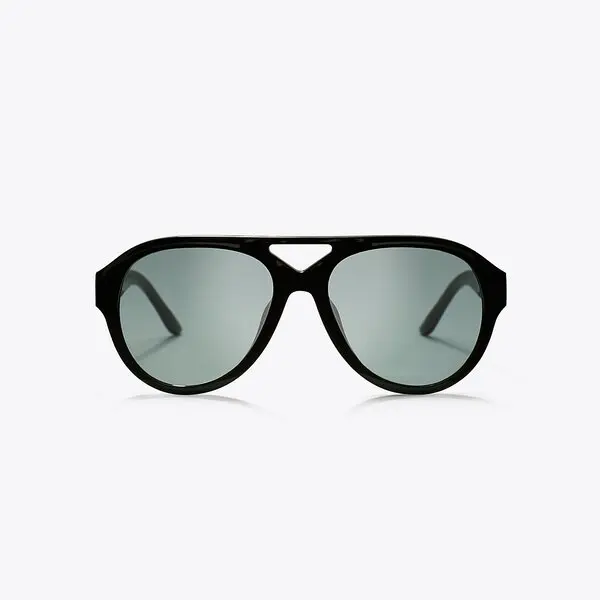 Tory Burch Recycled Pilot Sunglasses