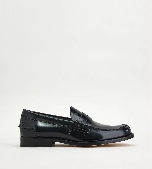 TOD'S Leather Loafers - Black