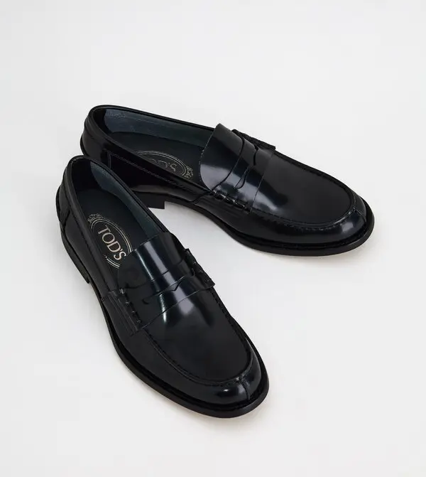 TOD'S Leather Loafers - Black