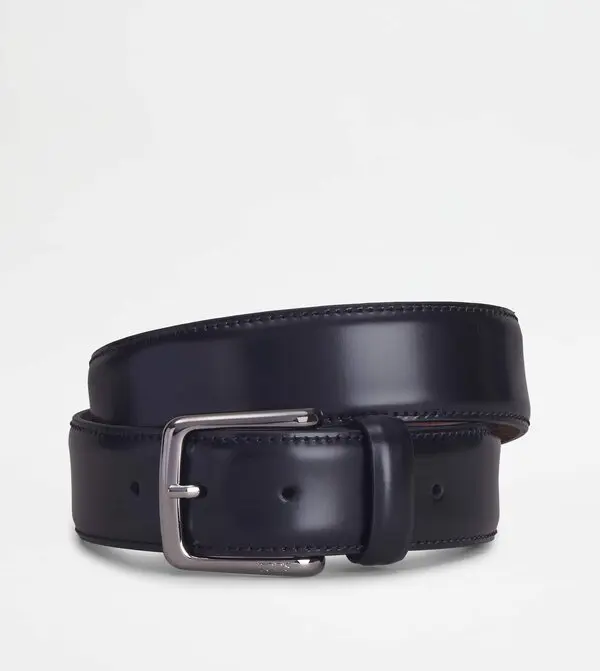 TOD'S Leather Belt - Black