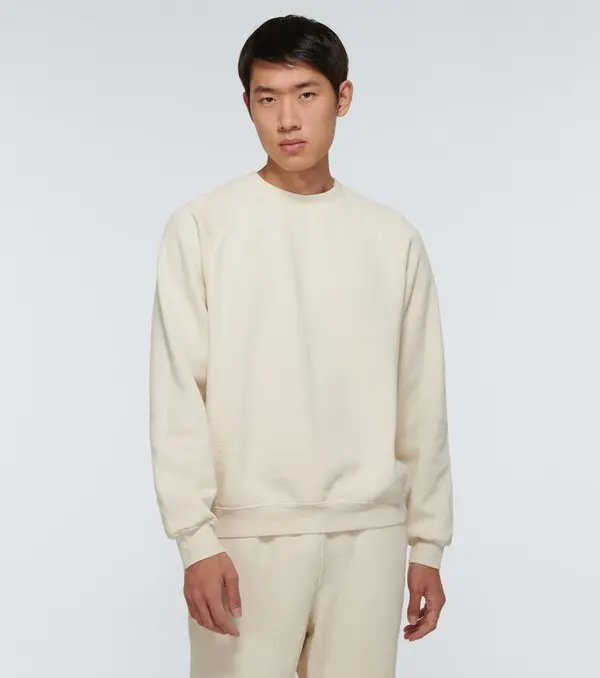 LES TIEN Classic Cotton Raglan Sweatshirt
