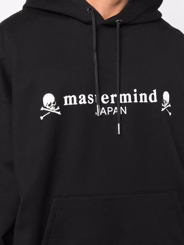 MASTERMIND WORLD Skull Print Cotton Hoodie