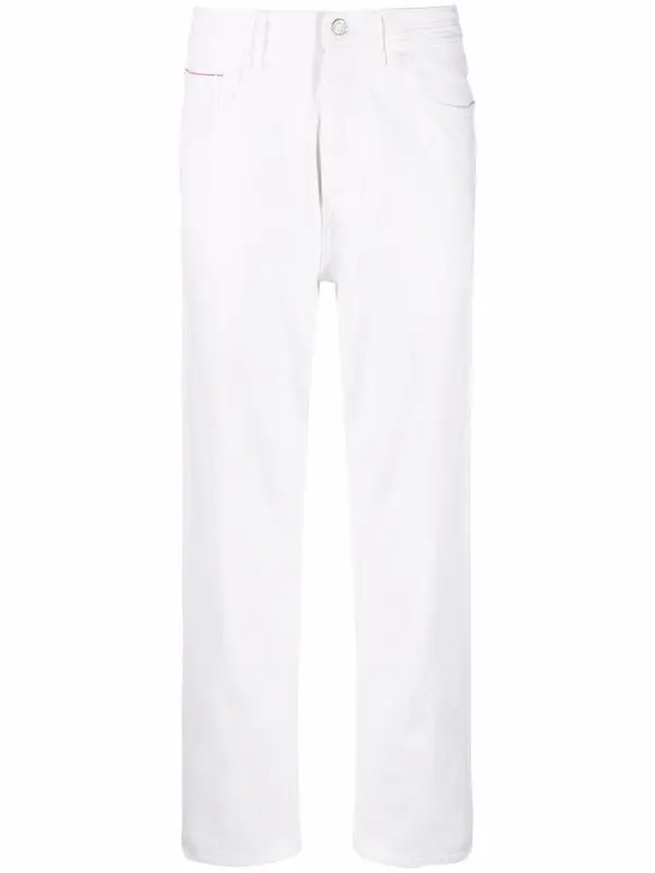 Jacob Cohen Cropped Straight-leg Jeans