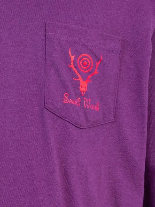 Supreme South2 West8 Long-sleeve T-shirt - Purple
