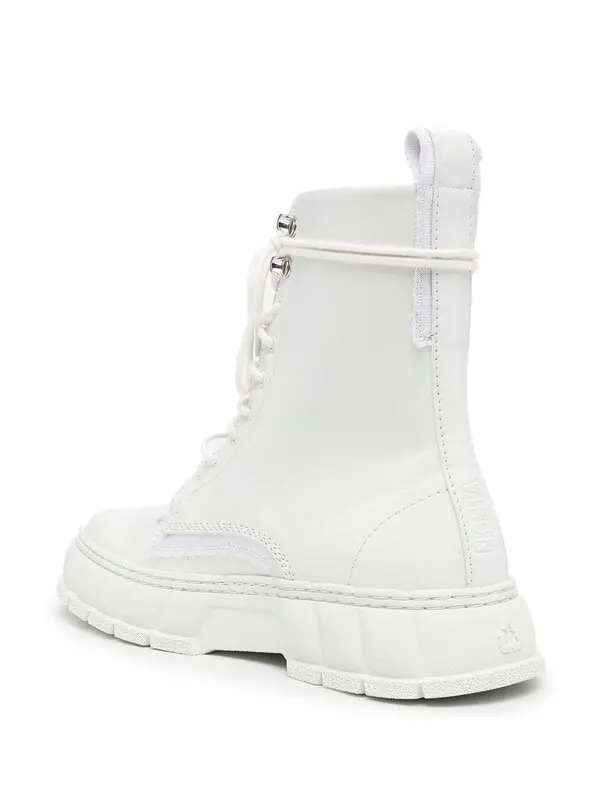 VIRON Eco Leather Combat Boots