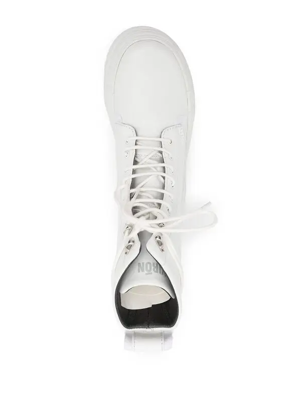 VIRON Eco Leather Combat Boots