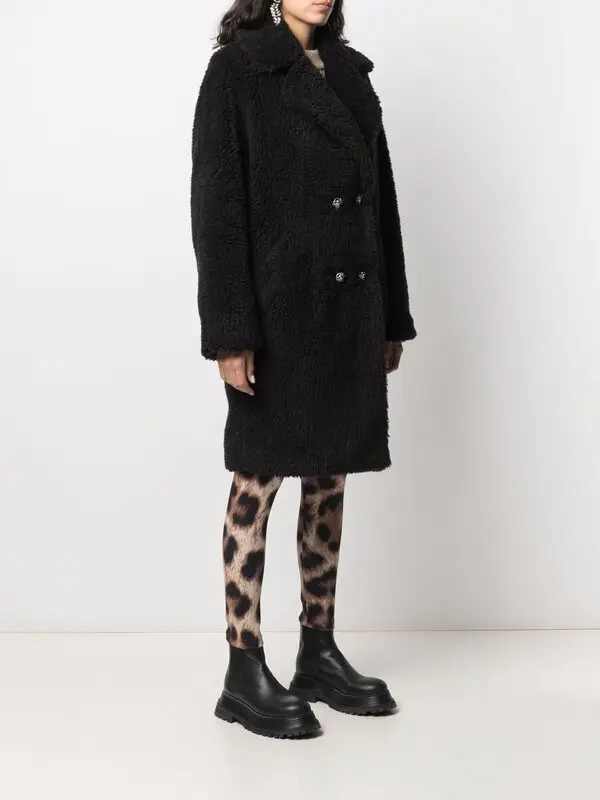 Philipp Plein Double-breasted Long Coat