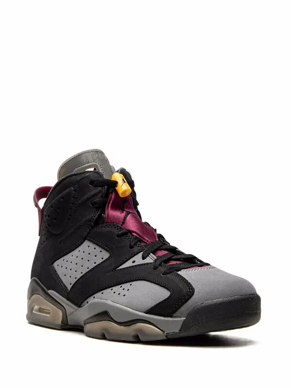 JORDAN Air 6 Retro Bordeaux Sneakers - Black