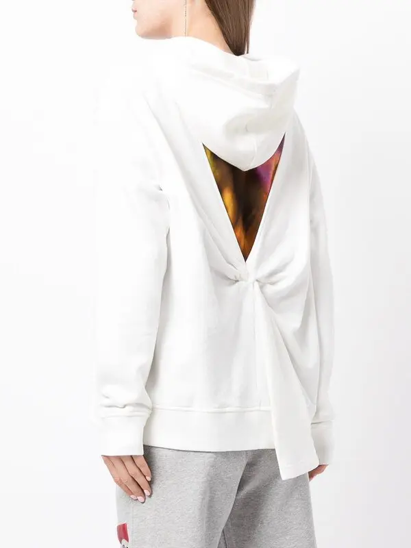 GROUND ZERO Logo-patch Cotton Hoodie