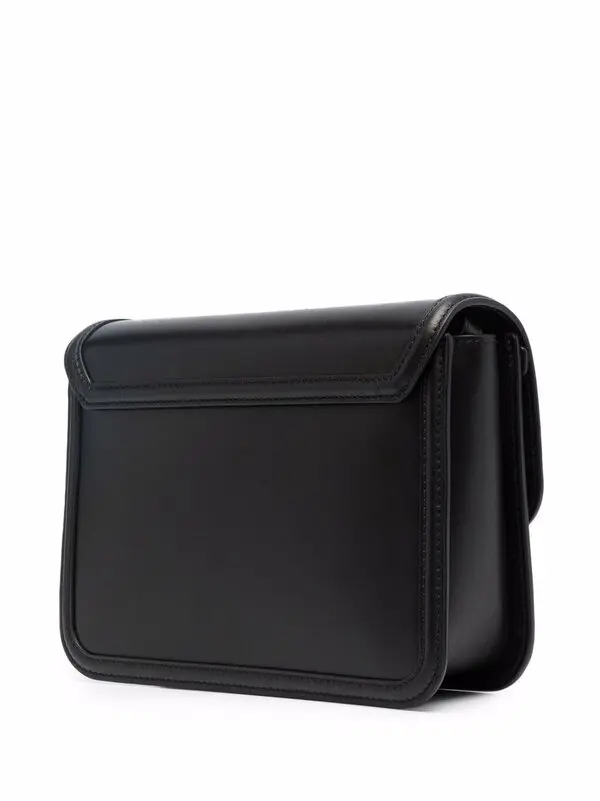 Maje Clover-clasp Leather Bag