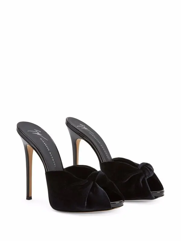 GIUSEPPE ZANOTTI 120mm Bridget Knot-detail Sandals
