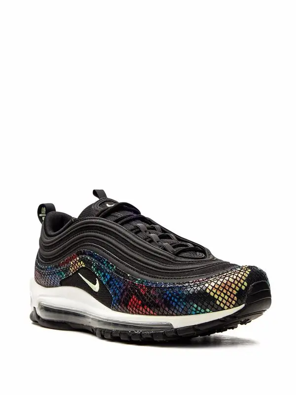 Nike Air Max 97 Se Rainbow Snake Sneakers - Black
