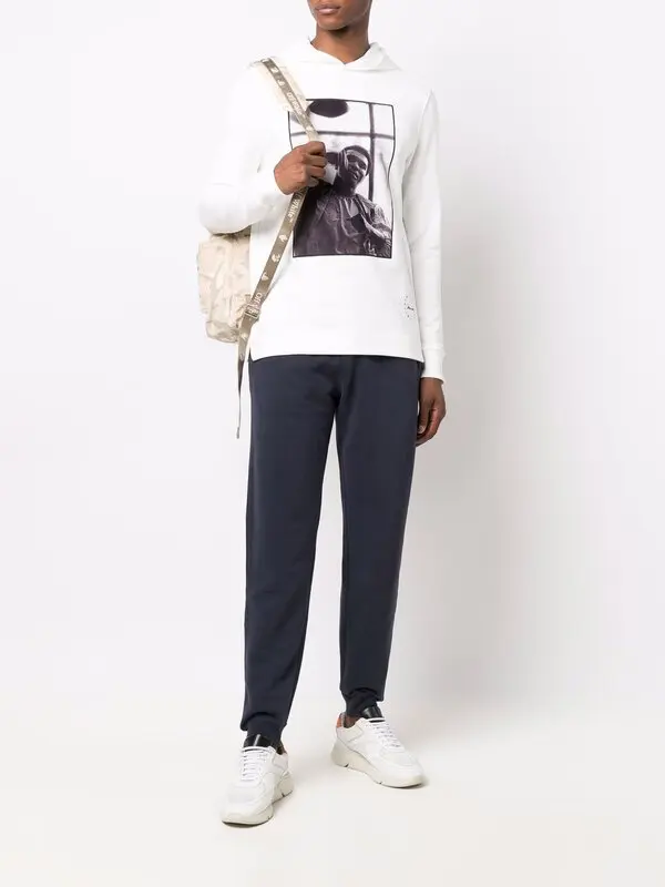Sunspel Elasticated-waist Trousers - Blue