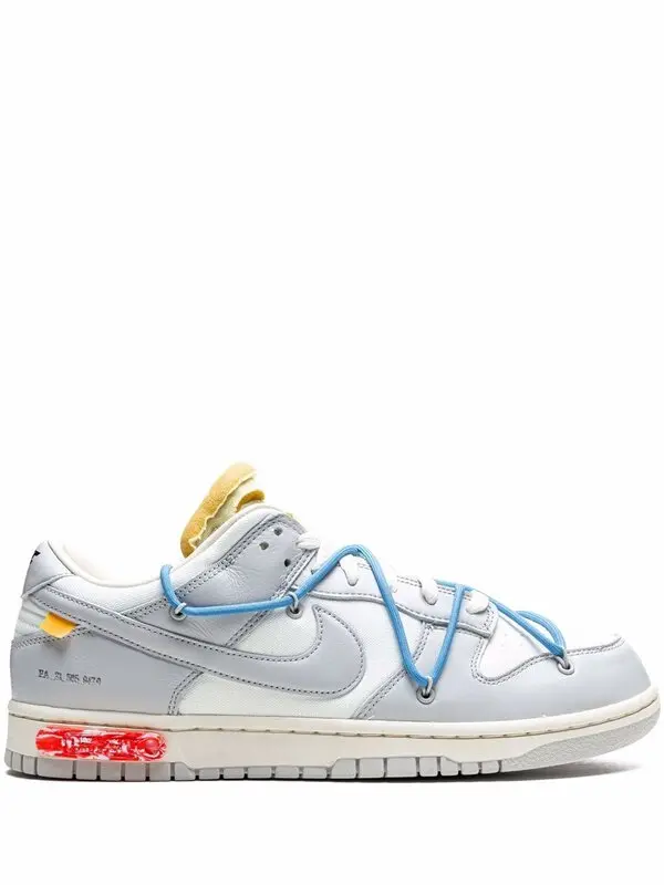 Nike X Off White Dunk Low Lot 05 Sneakers - White