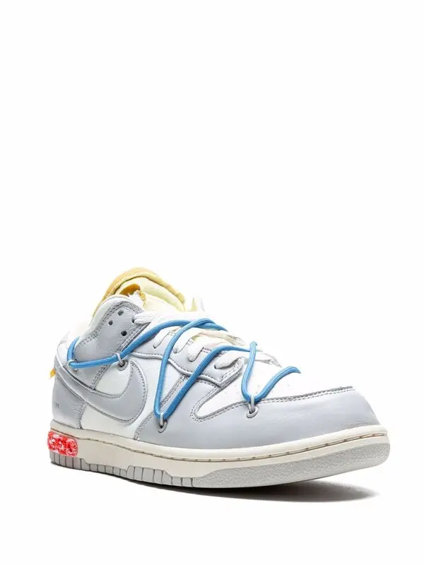 Nike X Off White Dunk Low Lot 05 Sneakers - White