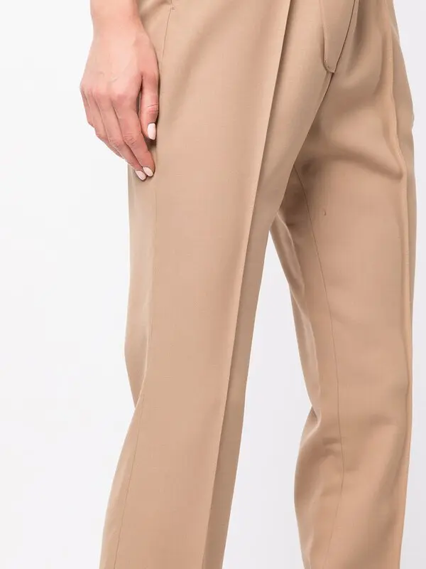 AMBUSH High-waisted Flared Trousers - Brown