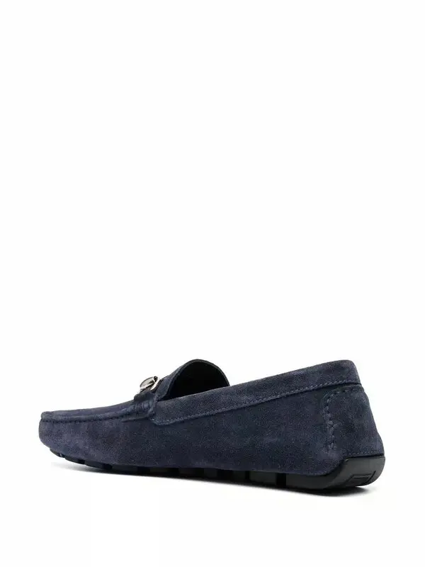 Philipp Plein Suede Logo Moccasins