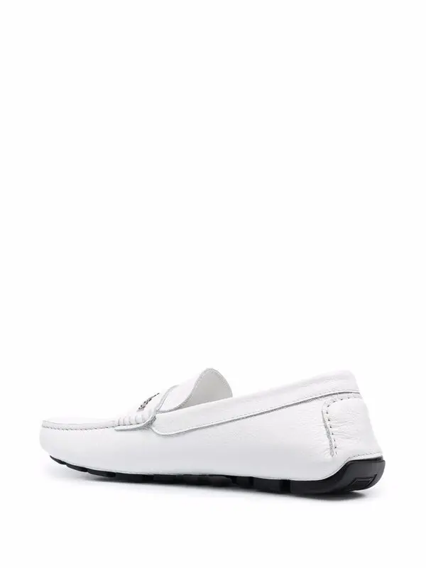 Philipp Plein Logo-plaque Leather Loafers