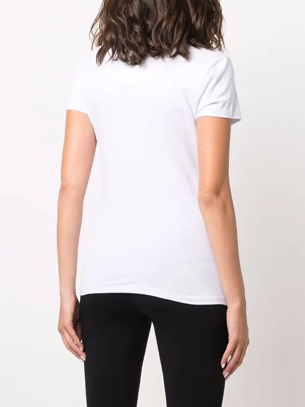 Philipp Plein Rhinestone Embellished Logo T-shirt