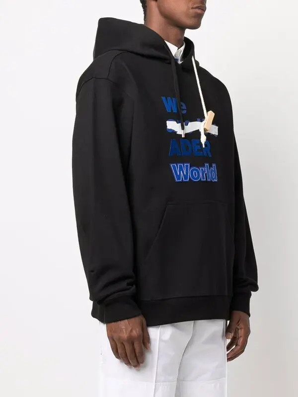 ADER ERROR Slogan Print Hoodie