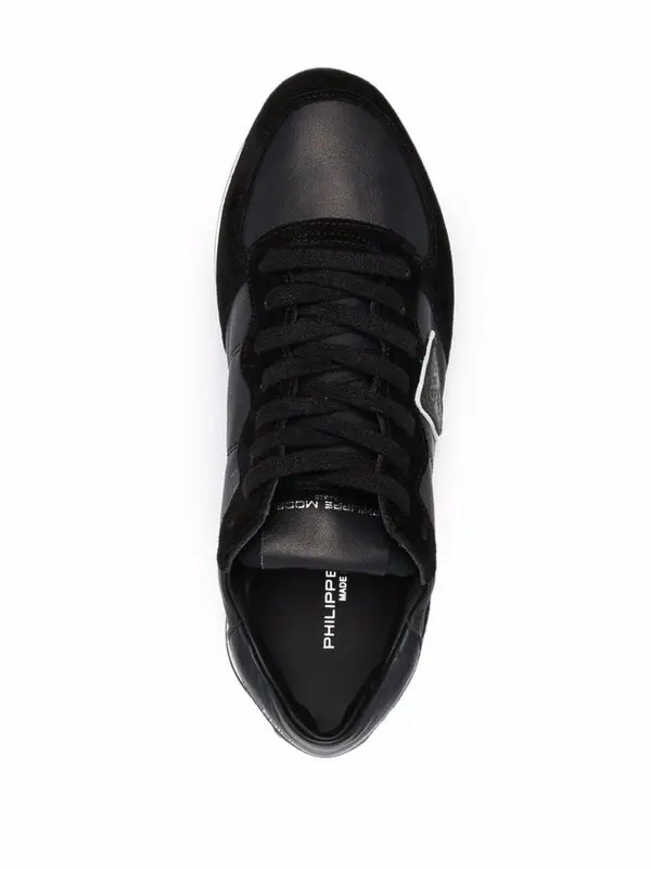 Philippe Model Logo Patch Sneakers