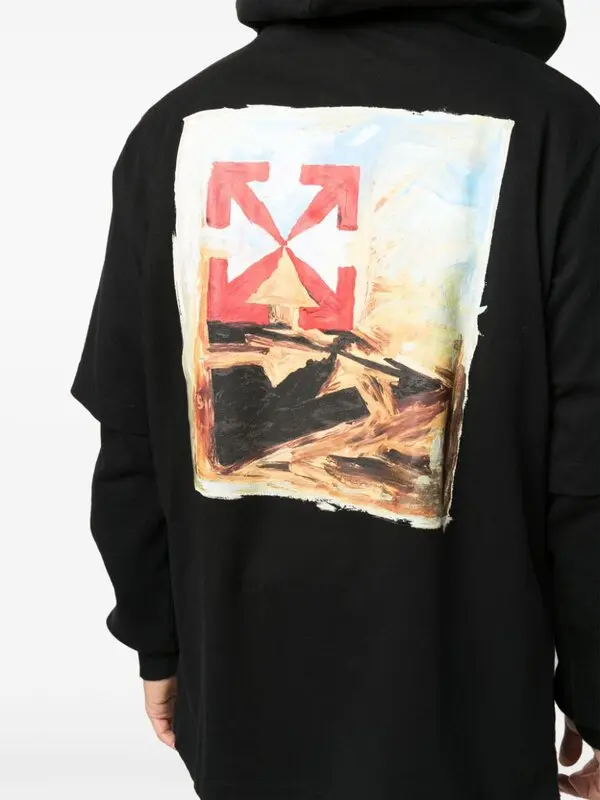 Off-White Arrows-print Hoodie