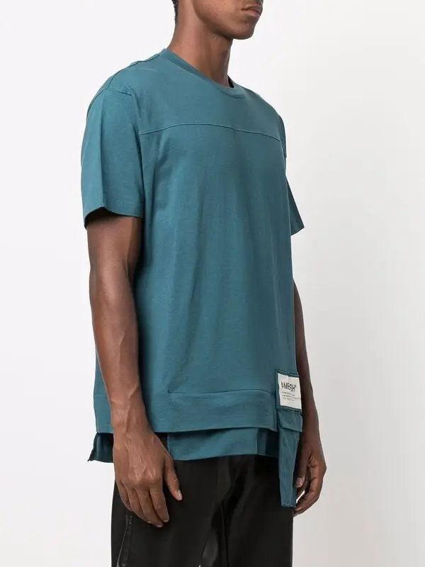 AMBUSH Waist Pocket Logo-print T-shirt - Blue