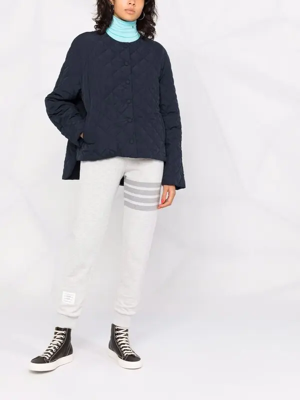 Thom Browne Signature 4-bar Stripe Track Pants - Grey