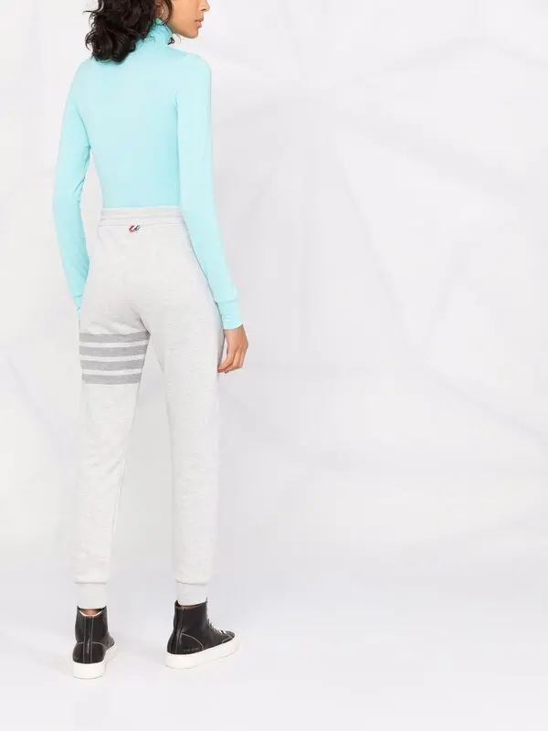 Thom Browne Signature 4-bar Stripe Track Pants - Grey