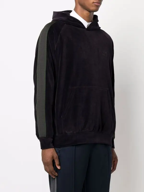 Needles Logo Embroidered Hoodie - Purple