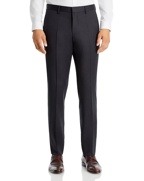 BOSS Genius Slim-fit Trousers - Dark Gray