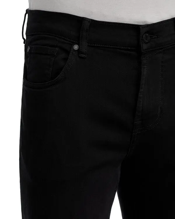 7 For All Mankind Luxe Performance Plus Slimmy Tapered Slim Fit Jeans - Black