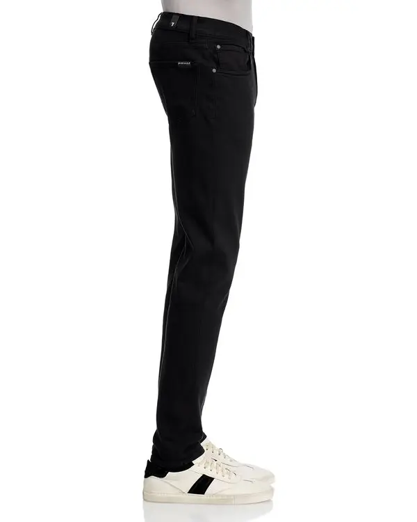 7 For All Mankind Luxe Performance Plus Slimmy Tapered Slim Fit Jeans - Black