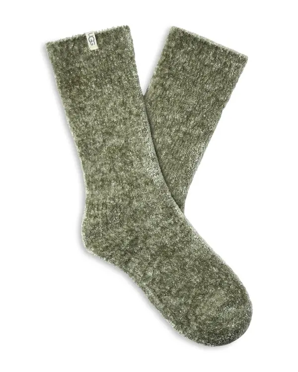 UGG Pack Of 3 Sparkle Cozy Crew Socks - Vinito/cream/strawberry