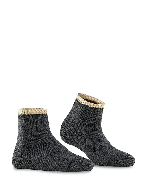 Falke Cozy Plush Short Socks - Anthracite