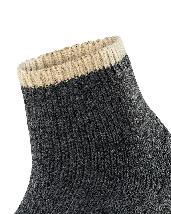 Falke Cozy Plush Short Socks - Anthracite